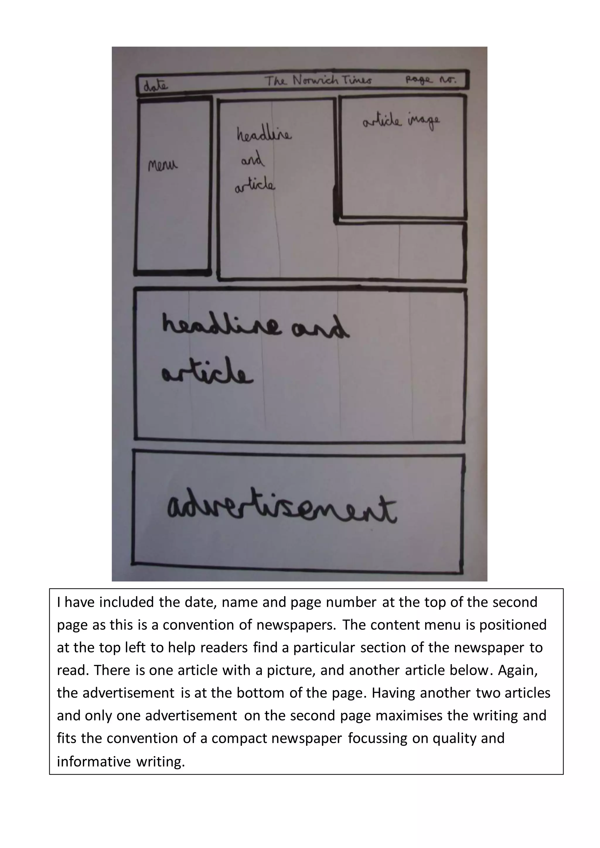 Draft newspaper layout analysis | PDF