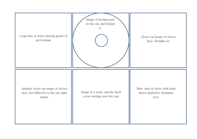 Draft of 1st digipak. | DOCX