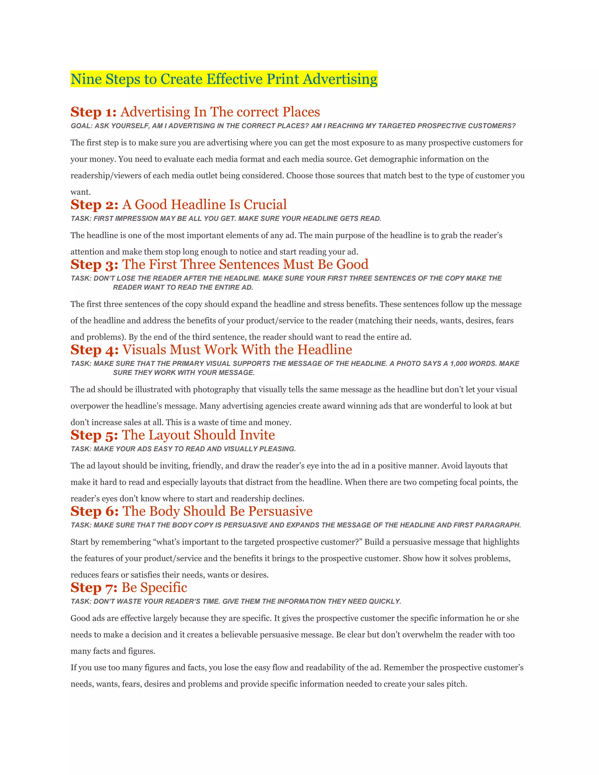 Print advertisement | DOC