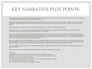 Draft of narrative | PPT