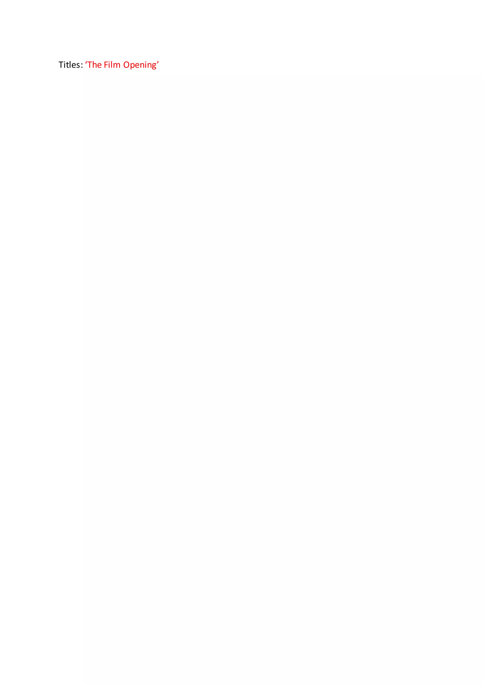 Draft of Script | DOCX