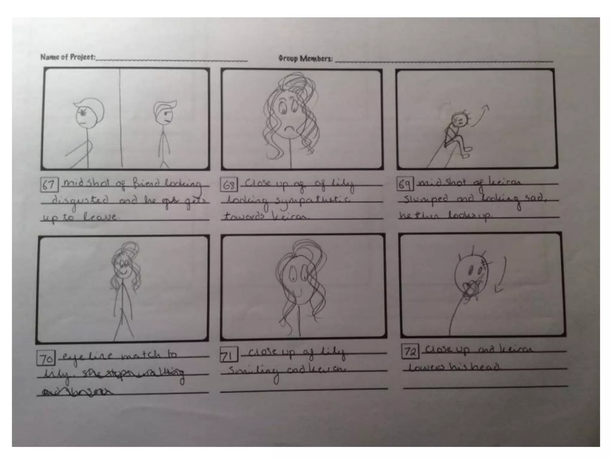 Draft one storyboard | PPT