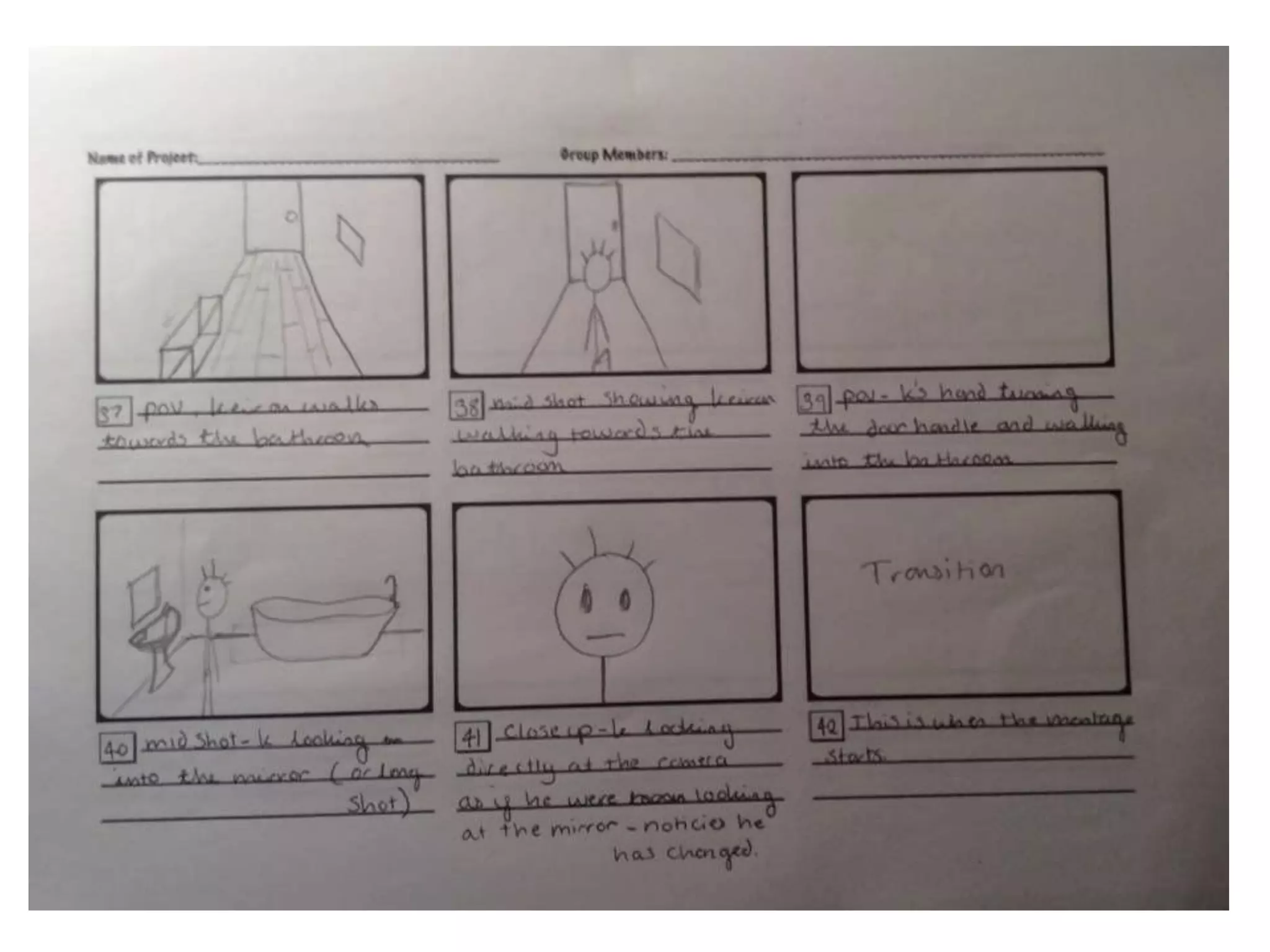 Draft one storyboard | PPT