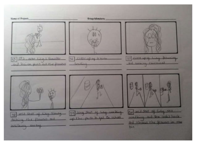 Draft one storyboard | PPT