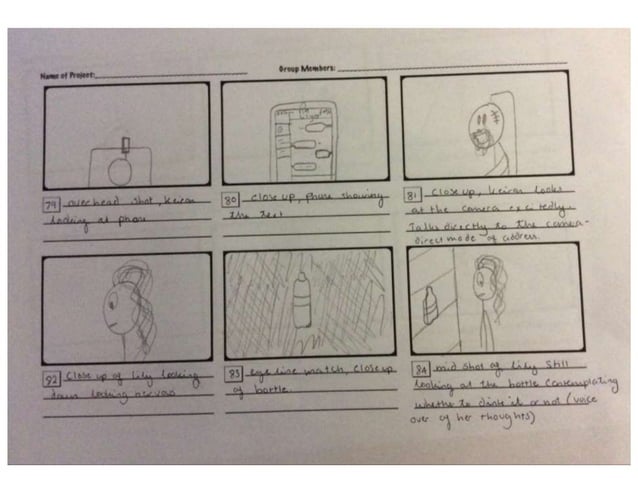 Draft one storyboard | PPT