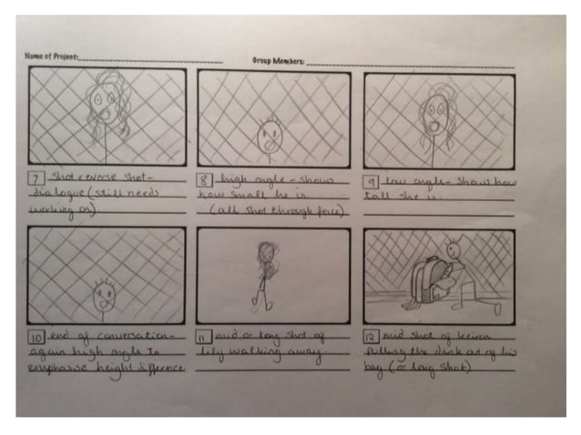 Draft one storyboard | PPT