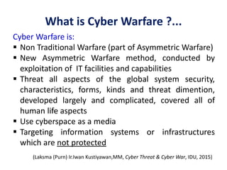 Cyber War | PPTX