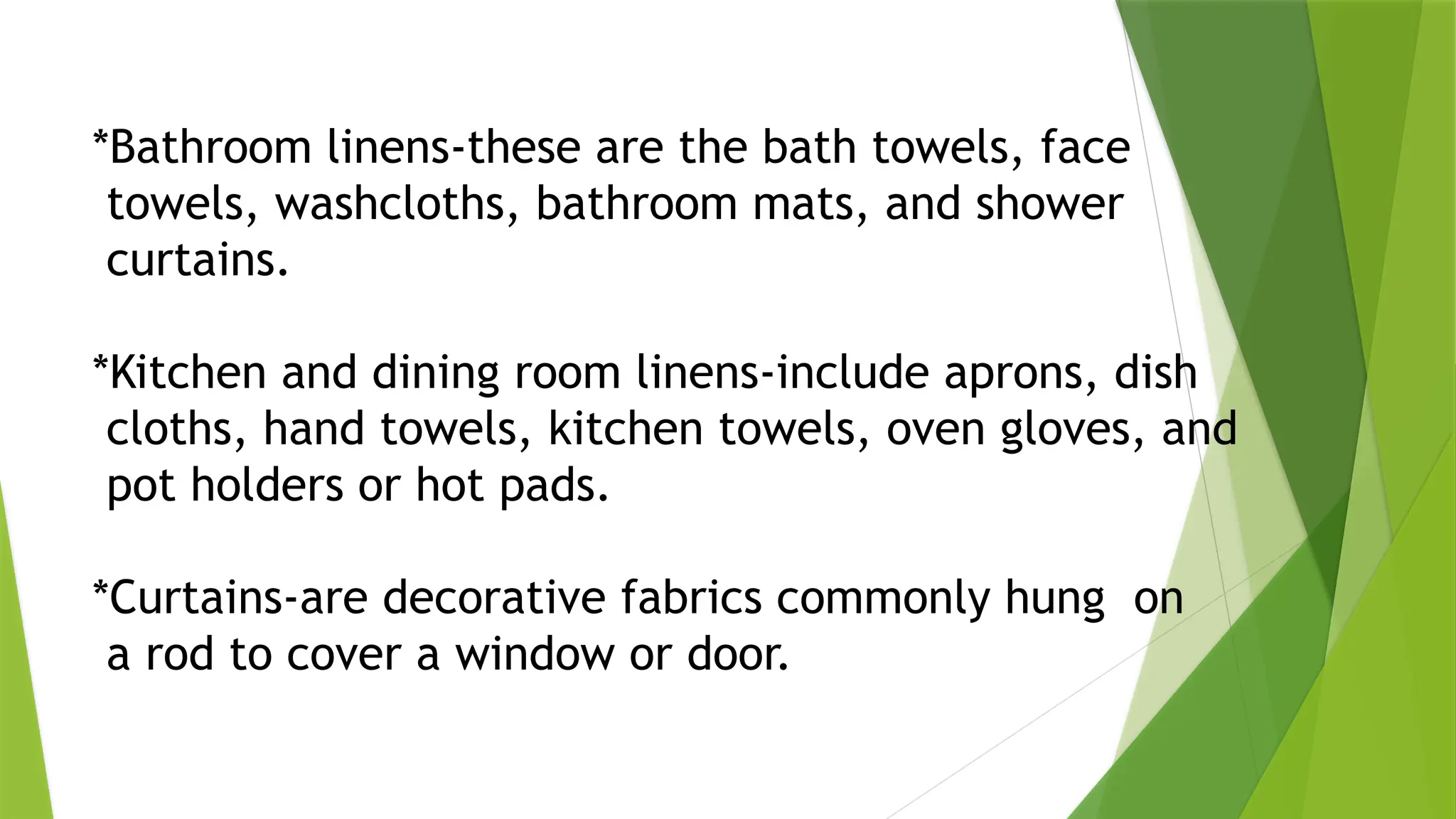 Draft Patterns for Household Linens.pptx