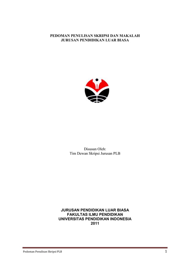 Draft pedoman penulisan_skripsi_dan_makalah | PDF