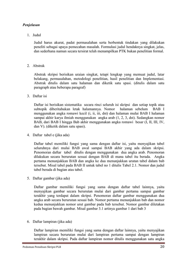 Draft pedoman penulisan_skripsi_dan_makalah | PDF