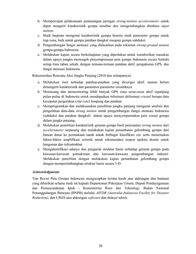 Draft peraturan gempa | PDF