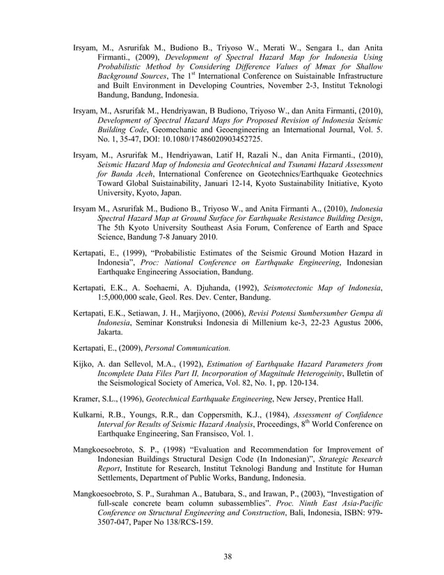 Draft peraturan gempa | PDF