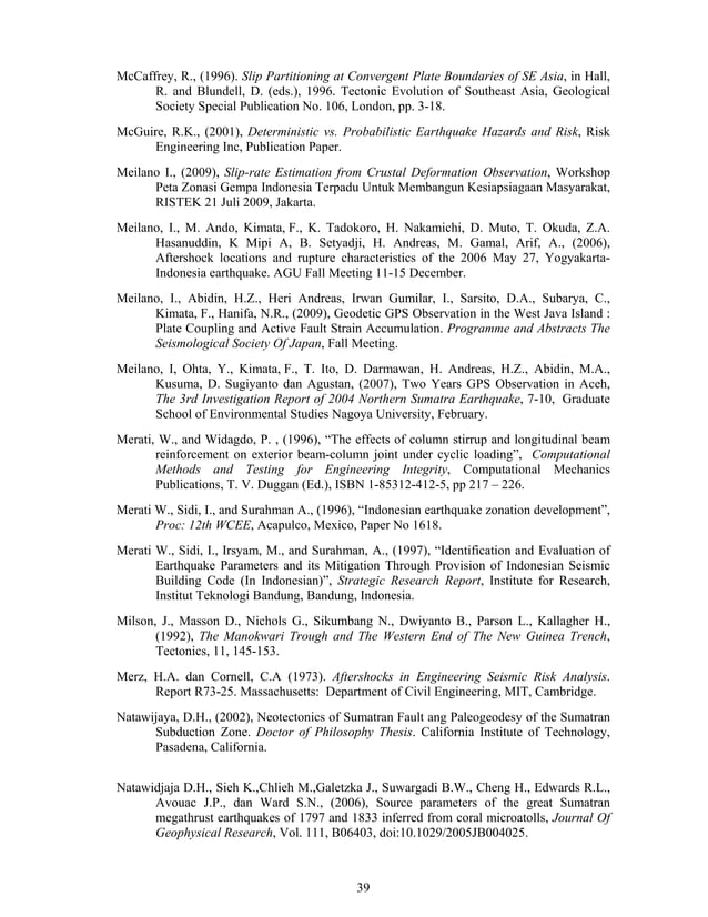 Draft peraturan gempa | PDF