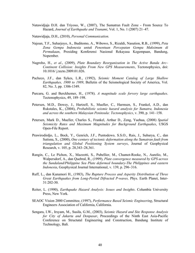 Draft peraturan gempa | PDF