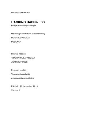 Hacking Happiness - sustainability from inside out | PDF