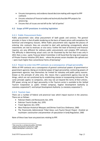 Draft ppp framework 16 07-2013 | PDF
