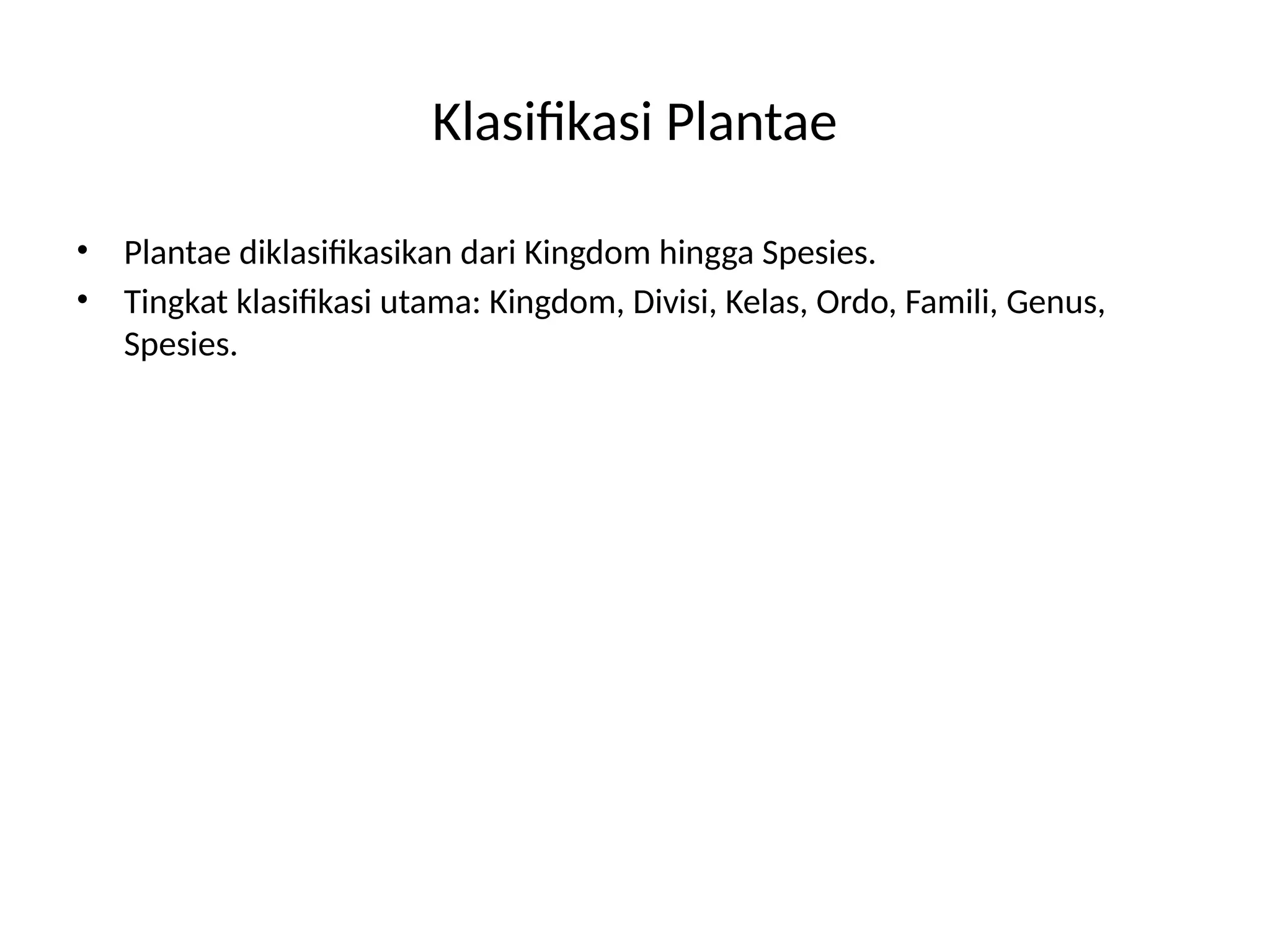 ppt plantae klasifikasi lumut paku dan tumbuhan berbiji | PPTX
