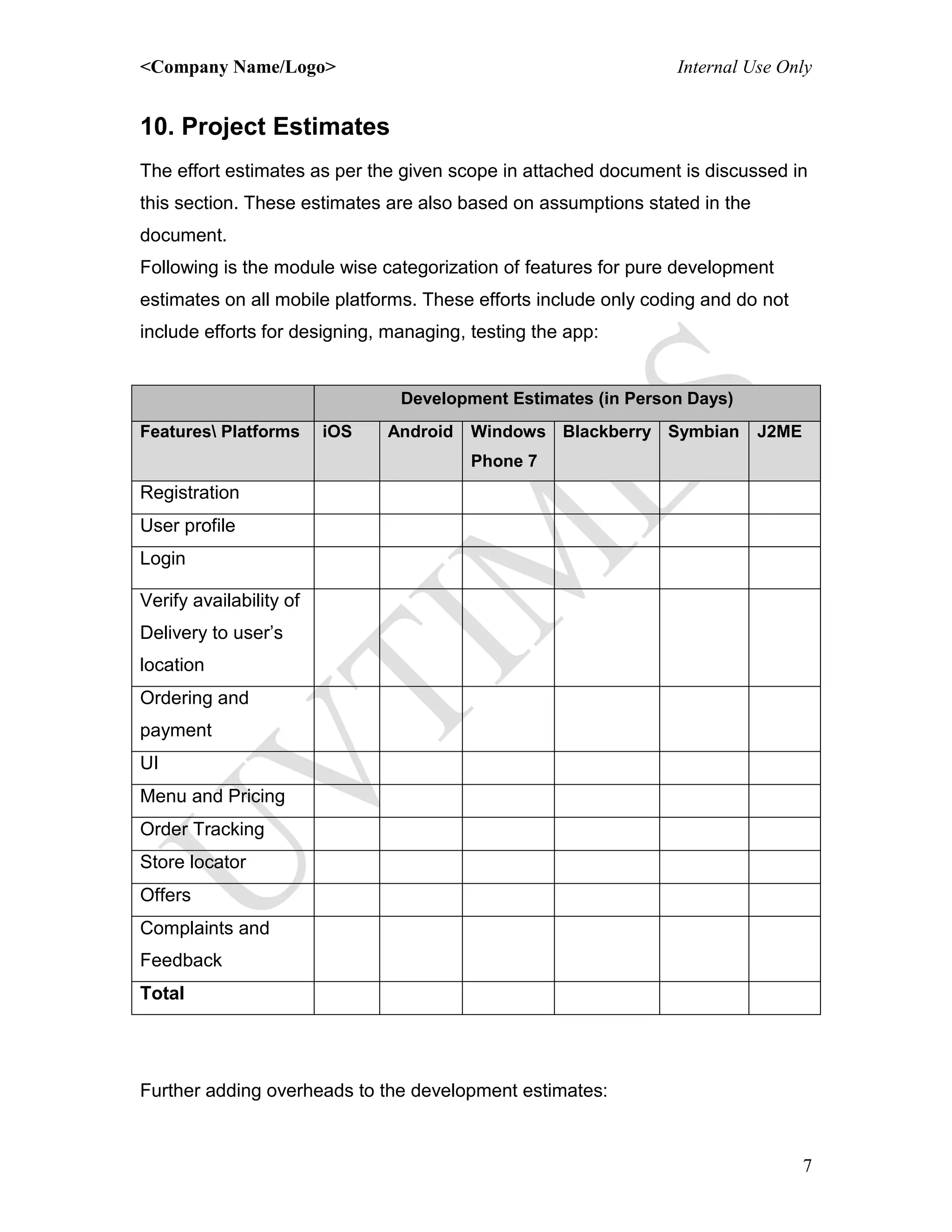 Sample Mobile Apps PRD | PDF