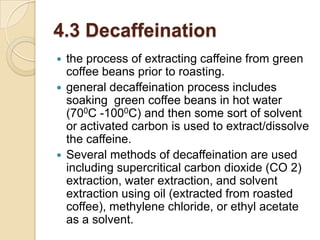 coffee roasting commodity study | PPTX