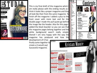 Magazine Drafts | PPTX