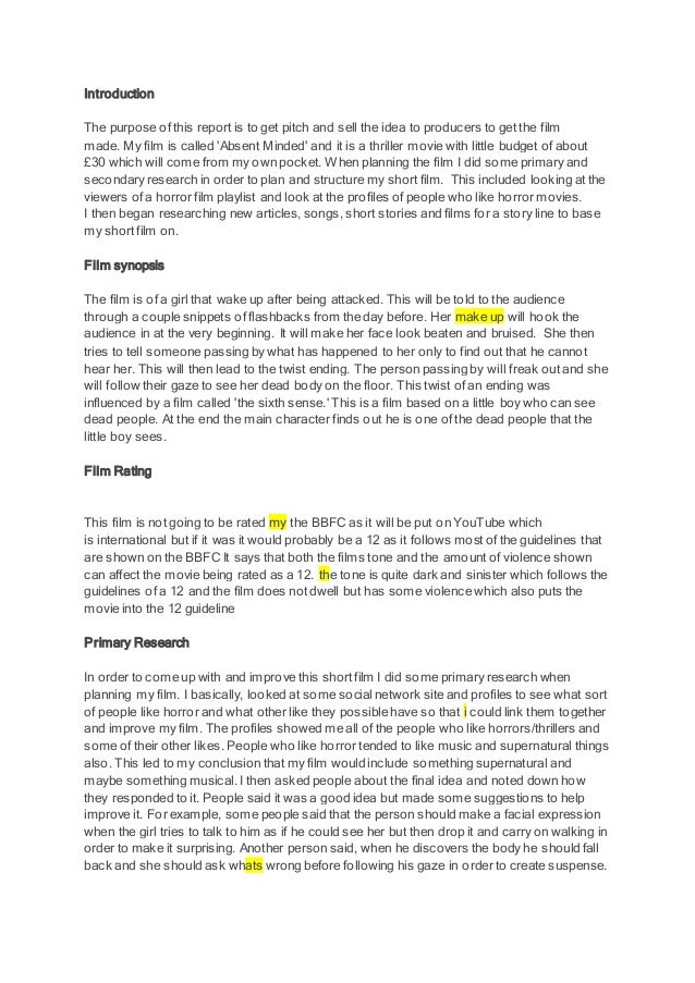 Draft proposal resubmission