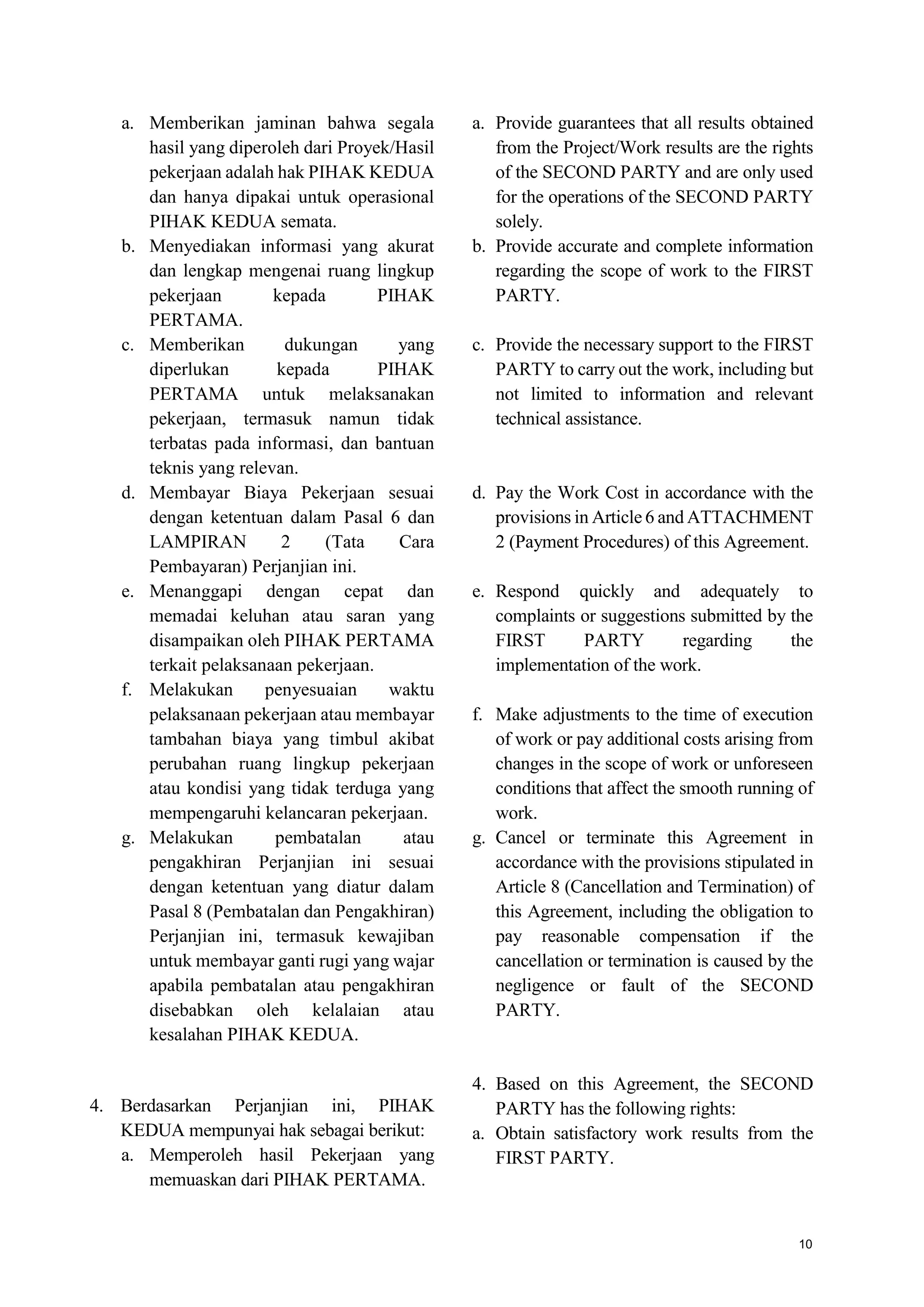 TEMPLATE PERJANJIAN KERJASAMA PENGEMBANGAN TEKNOLOGI DAN LAYANAN ...