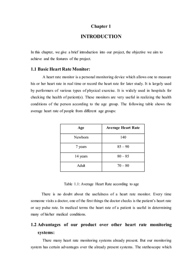 Micro Controller Based Heart Rate Monitoring System Pdf