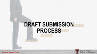 Draft review process | PPTX | Educational Assessment | Education