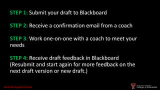 Draft review process | PPTX | Educational Assessment | Education