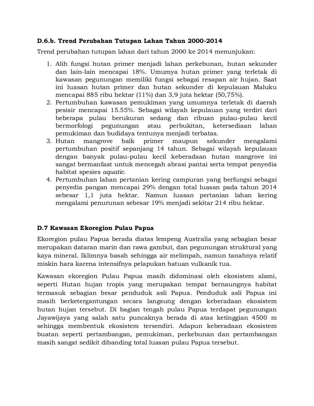 Rancangan Peraturan Pemerintah tentang Rencana Perlindungan dan Penge… Rancangan Peraturan Pemerintah tentang Rencana Perlindungan dan Penge…