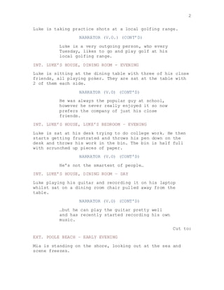 Draft script 3 | PDF