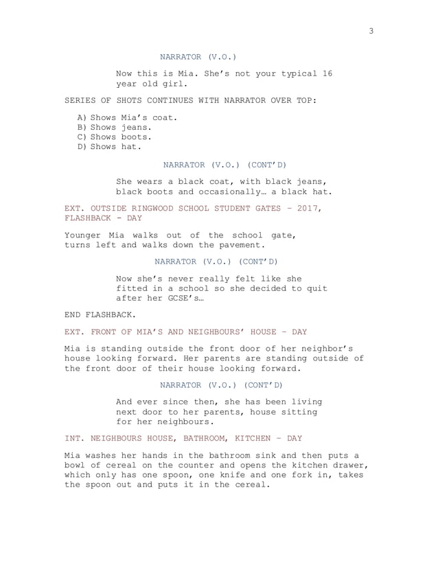 Draft script 3 | PDF