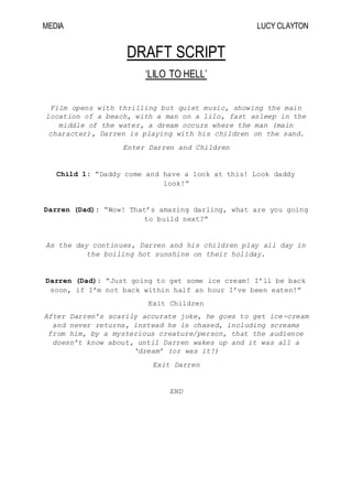 Draft script film 2 final | PDF