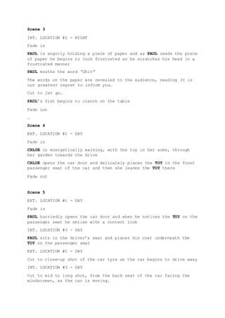 Draft script for empty 2
