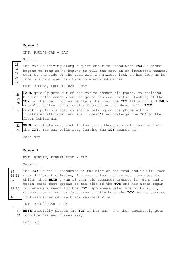 Draft script for empty 5