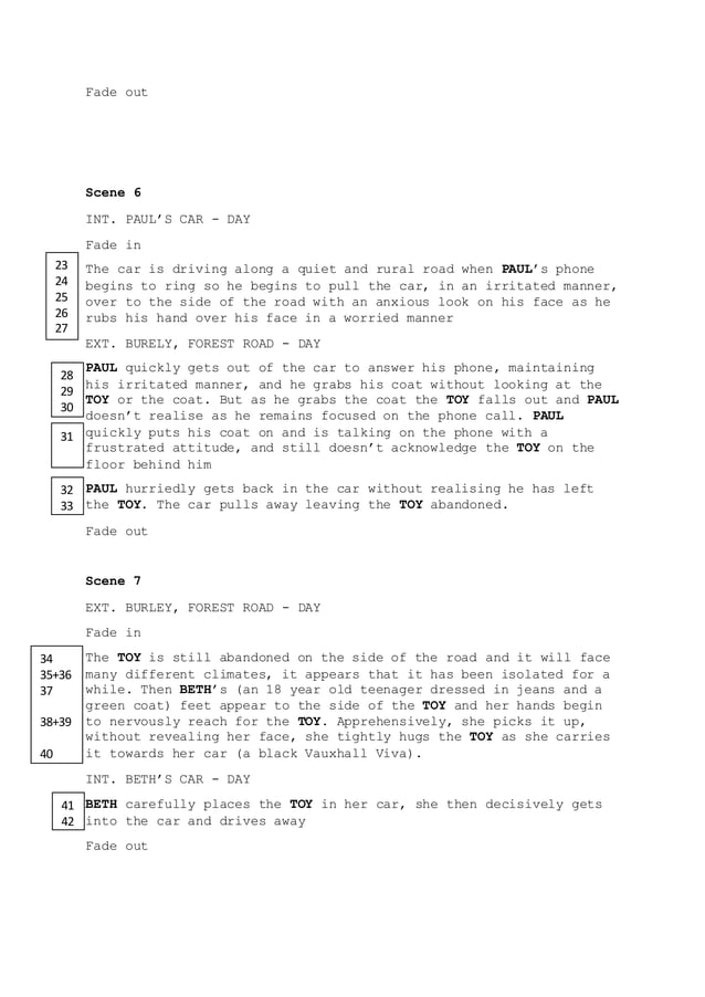 Draft script for empty 5 | PDF