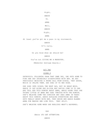 Draft script (idea 2) | PDF