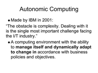 Distributed Autonomic Approach to IT Service Management | PDF