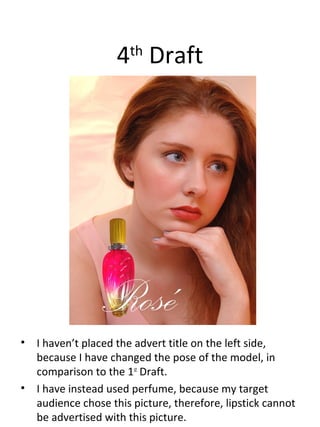 Drafts for advert | PPT