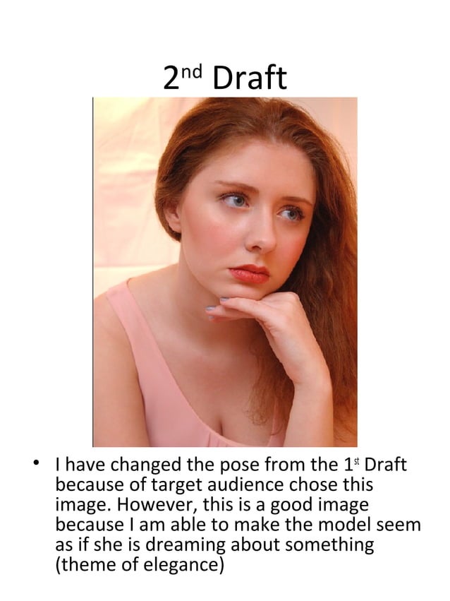 Drafts for advert | PPT