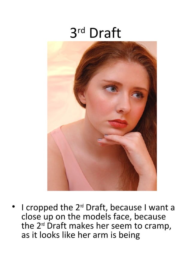 Drafts for advert | PPT