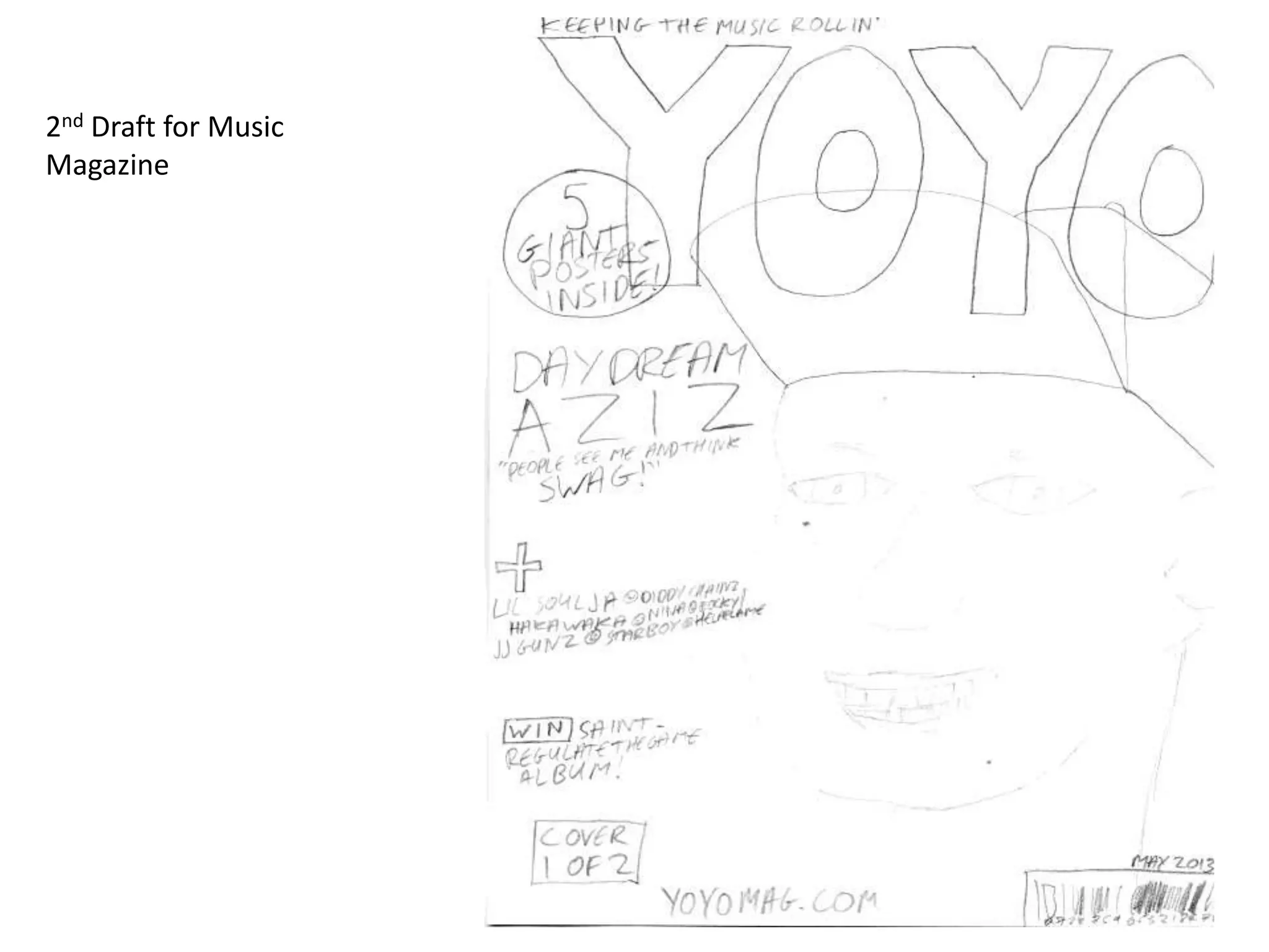 Drafts for Music Magazine | PPTX