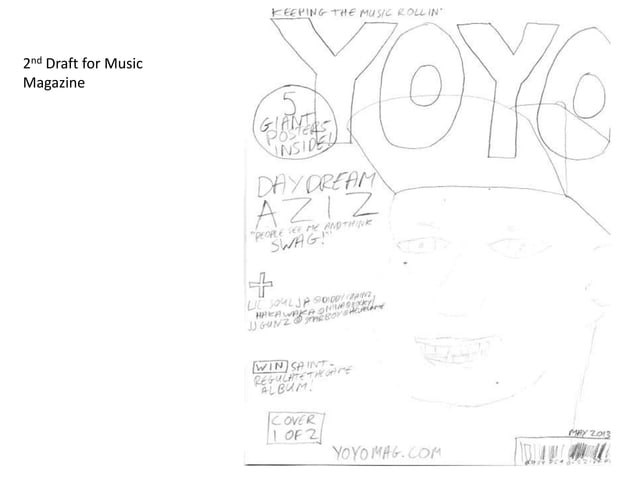 Drafts for Music Magazine | PPTX
