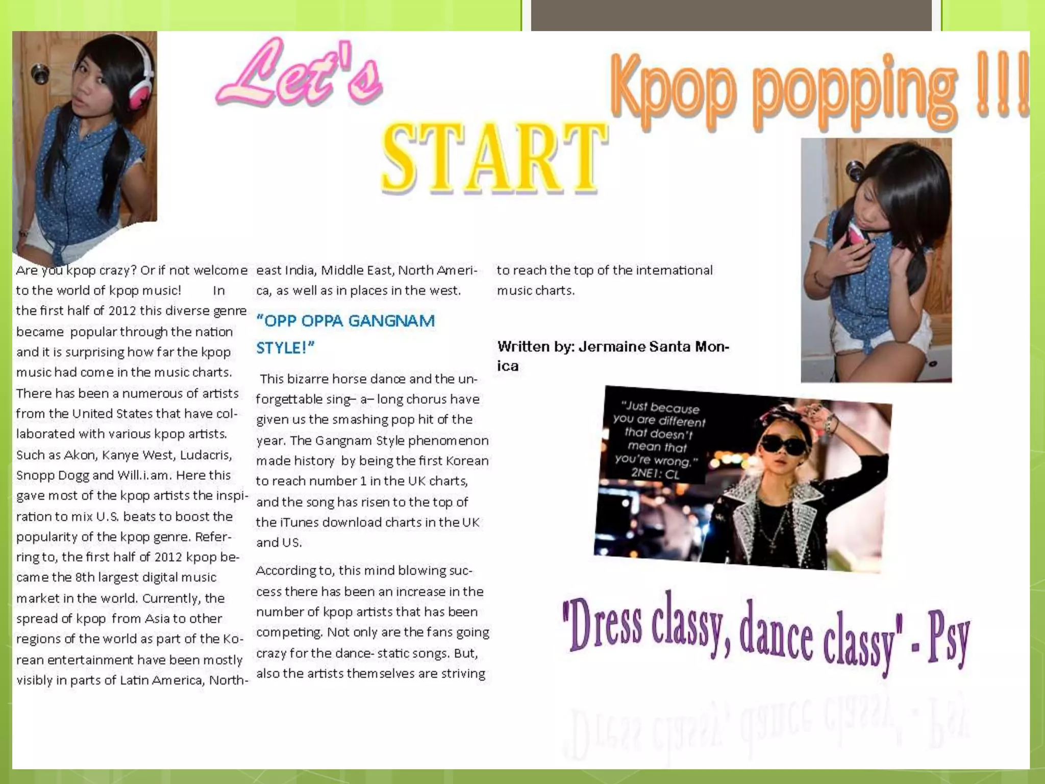 Drafts of my double page spread | PPTX