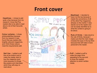 Drafts of my pop magazine | PPT