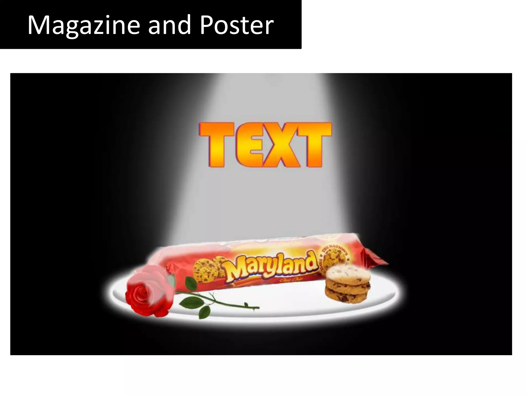 Drafts of Posters and Magazine Advert | PPTX