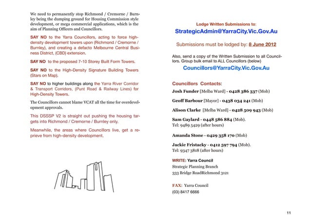 Draft Swan St Structure Plan - RESPONSE | PDF | Developmental Sites ...