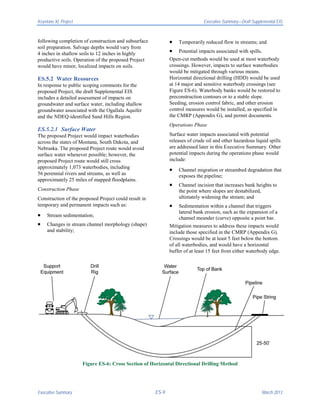 Draft Supplemental EIS for the Keystone XL Project | PDF | Free Download