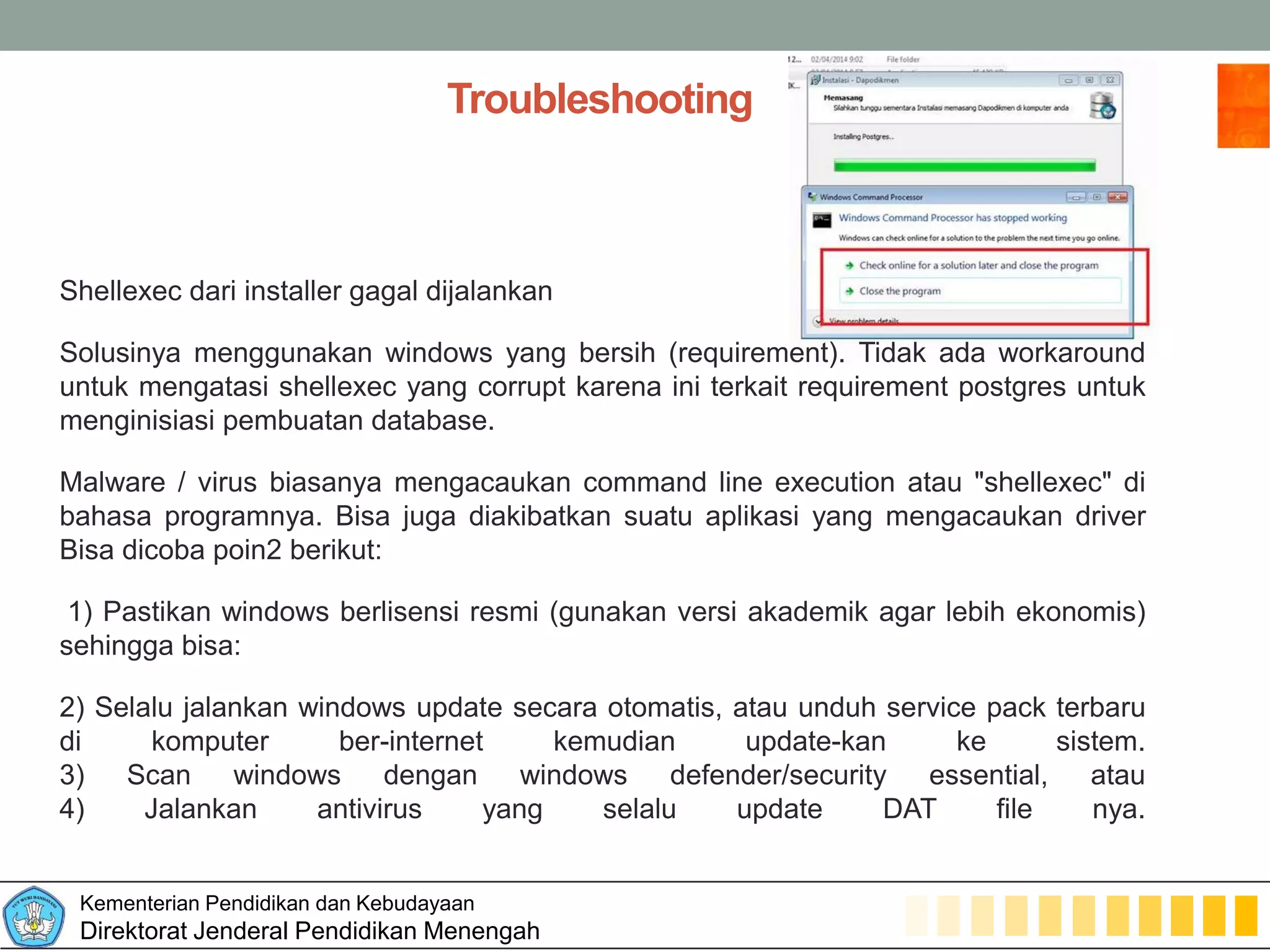 tips triks troubleshooting dapodikmen | PDF