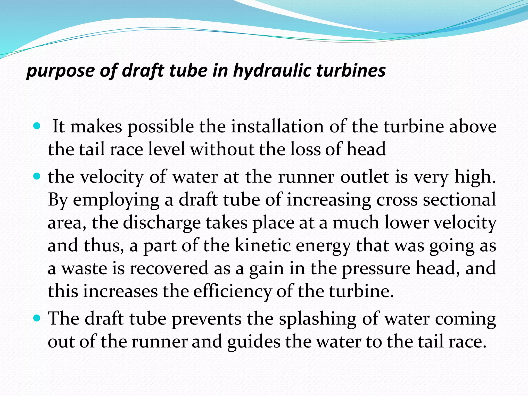 Draft tube | PPTX